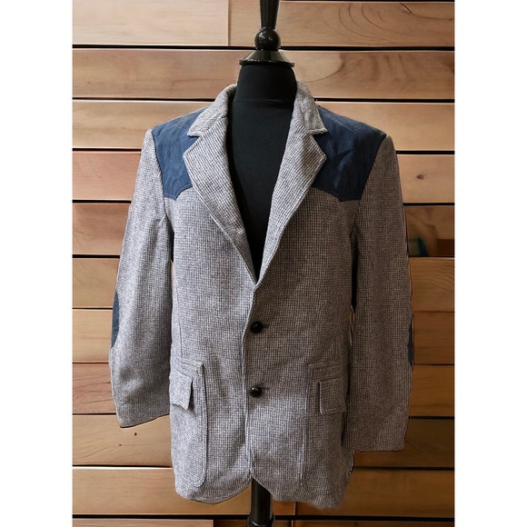 Pendleton | Suits & Blazers | Pendleton Mens Vintage Wool Elbow Patch ...